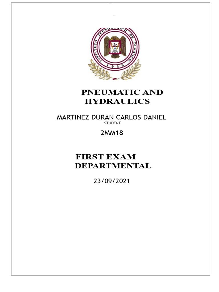Pneumatics and Hydraulics Overview | PDF | Pipe (Fluid Conveyance ...