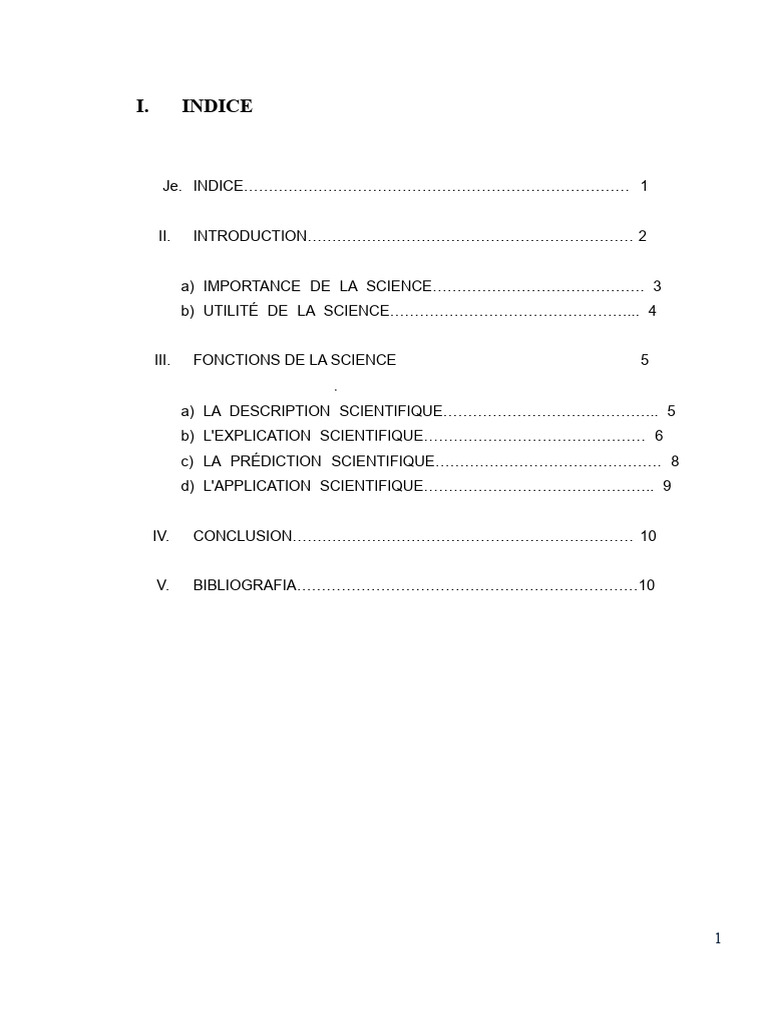 Importance et fonctions de la science | PDF | Science | Méthode ...