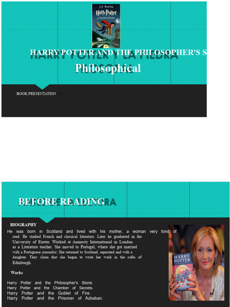 Harry Potter: Philosopher's Stone Analysis | PDF