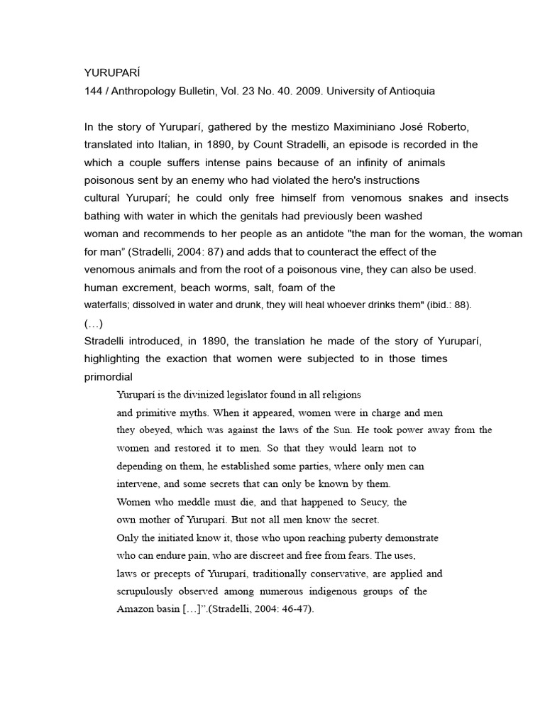 YURUPARÍ fragment | PDF