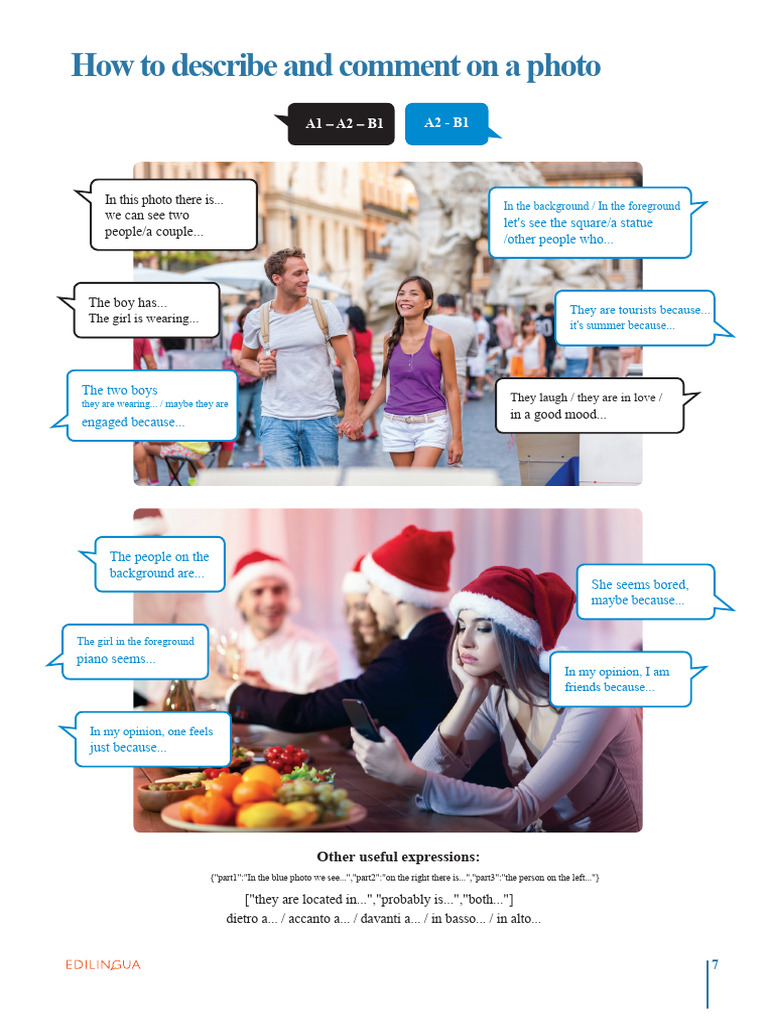 Describe A Photo | PDF