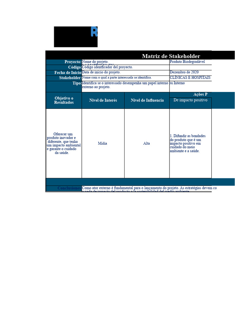 Partes interessadas Trabalho UTP Jorge M | PDF | Partes interessadas ...