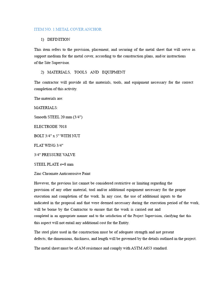 Specification for Metal Deck Anchoring | PDF | Screw | Nut (Hardware)