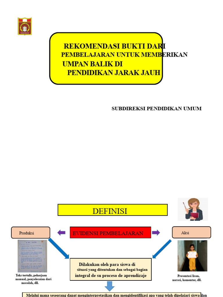 Bukti pembelajaran | PDF