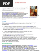 Education Systems in Sparta vs. Athens | PDF | Ancient Greece | Sparta