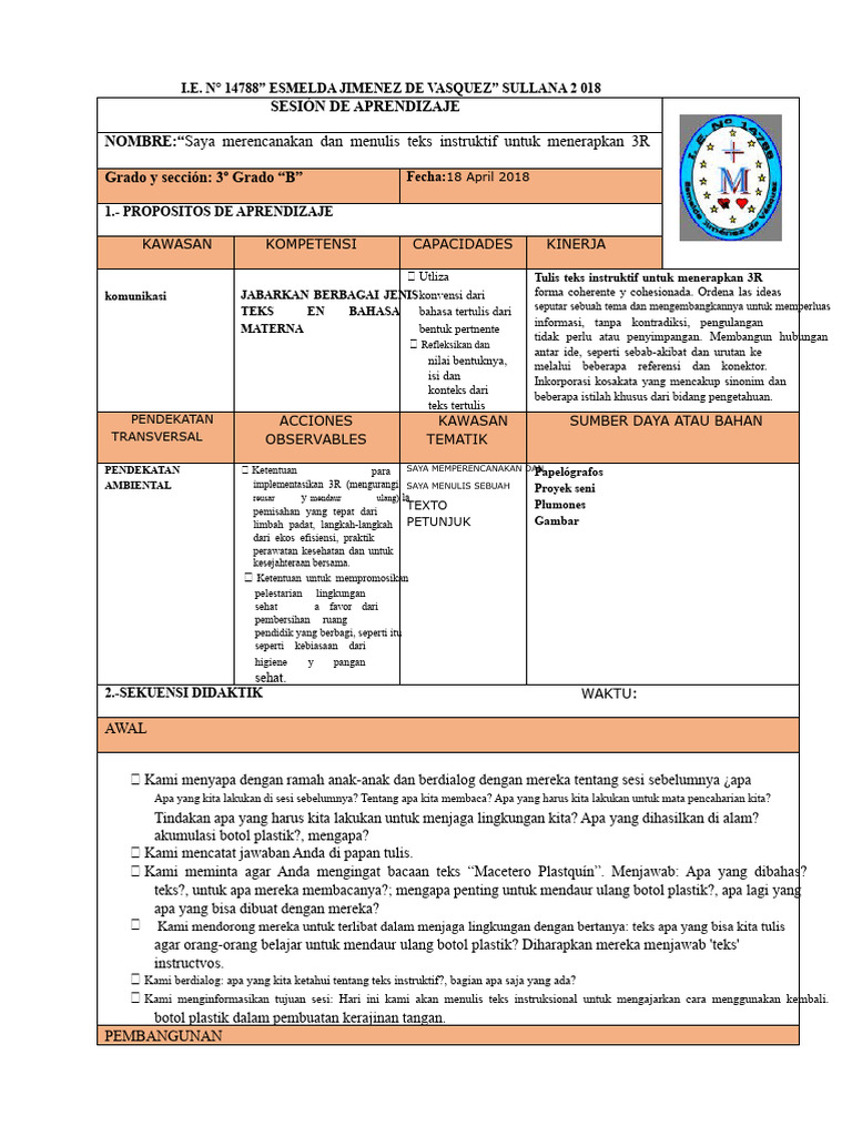sesi 13 kami menulis teks instruksional | PDF