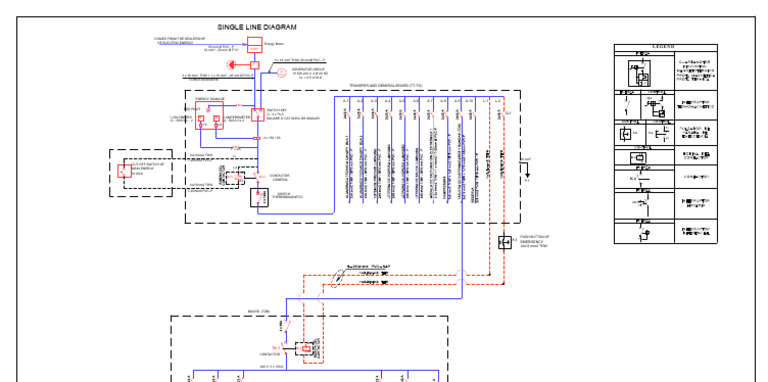 IE-02 - ELECTRICAL INSTALLATION - SINGLE LINE DIAGRAM - OK-Model | PDF ...