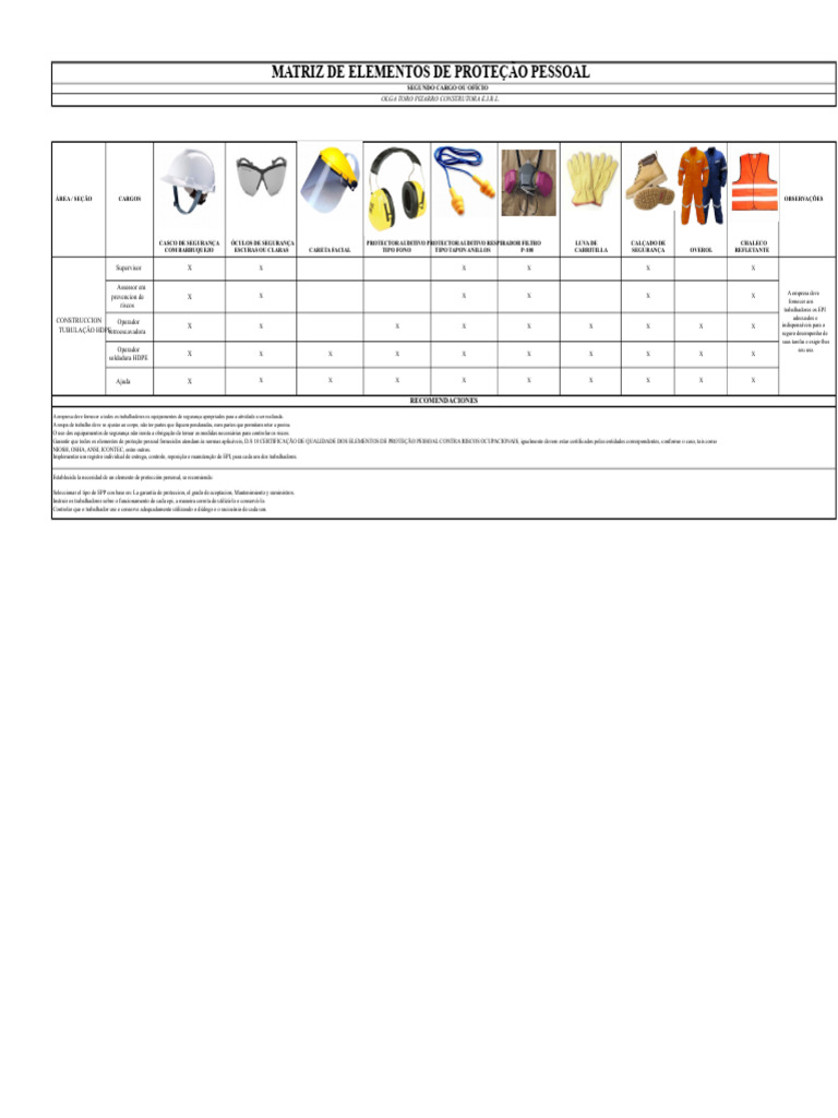 Matriz Epp | PDF