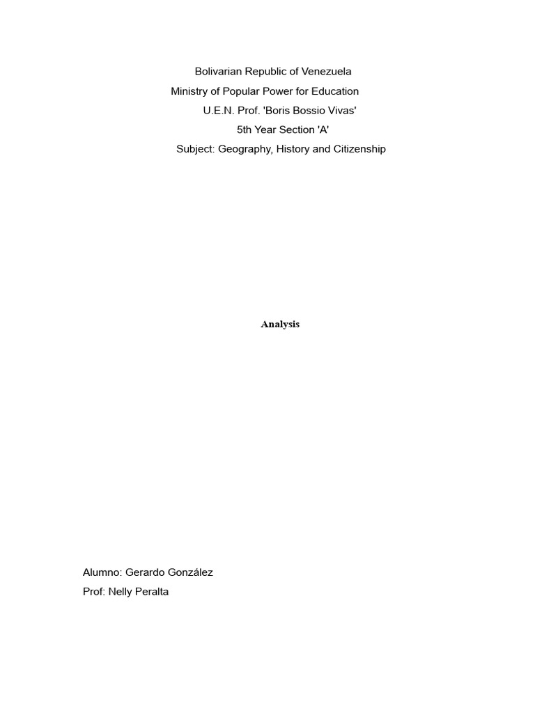 Land Distribution Analysis in Venezuela | PDF