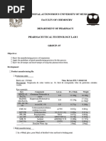 Sample Batch Sheet Template | PDF