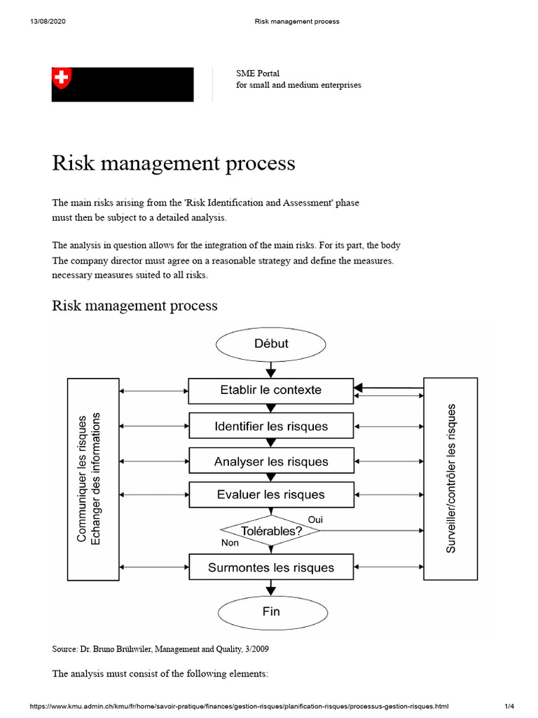Risk management process | PDF | Risk Management | Risk