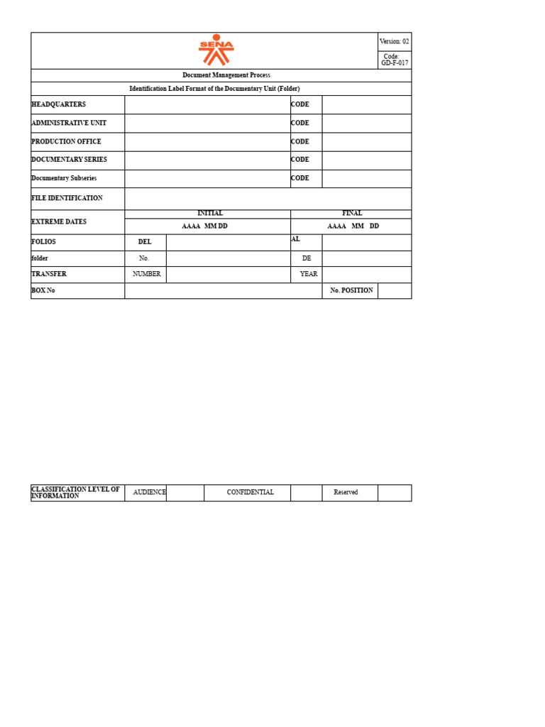 Document Management Folder Labeling Guide | PDF | Computer File | Data ...