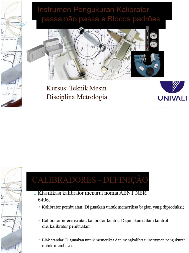 Panduan Lengkap Kalibrator Metrologi | PDF