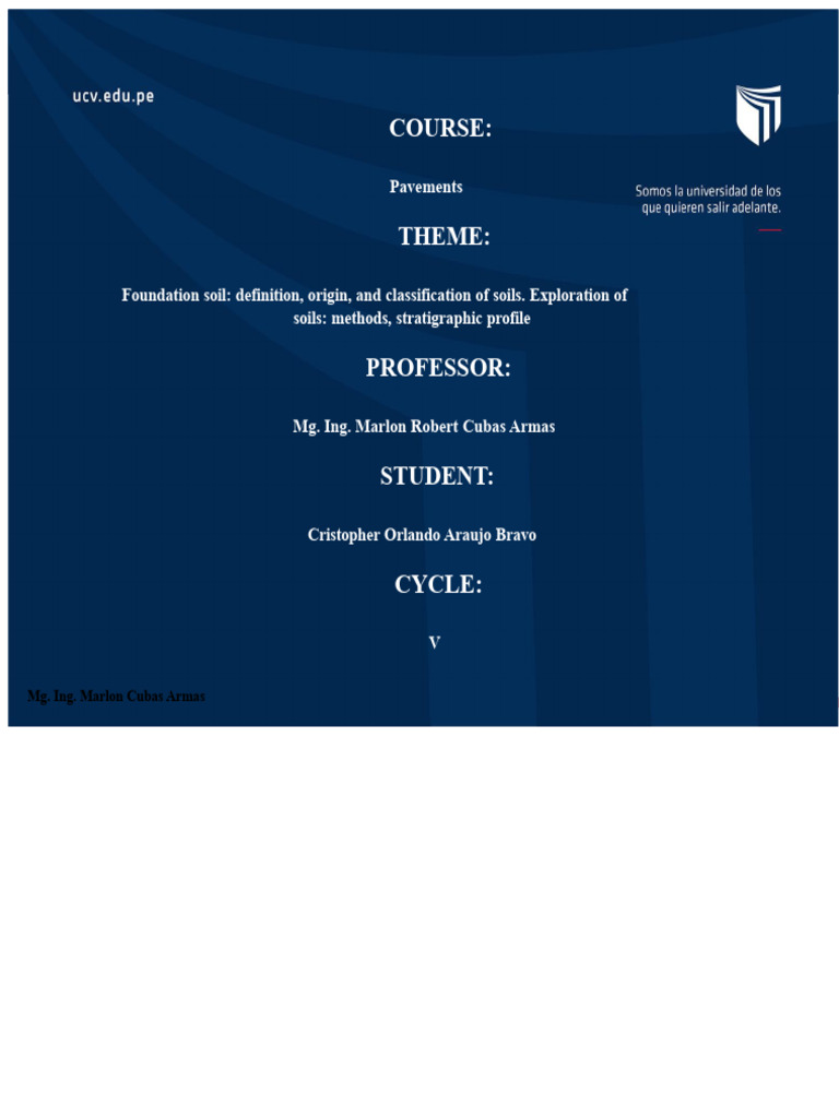 Foundation soil: definition, origin and classification of soils. Soil ...