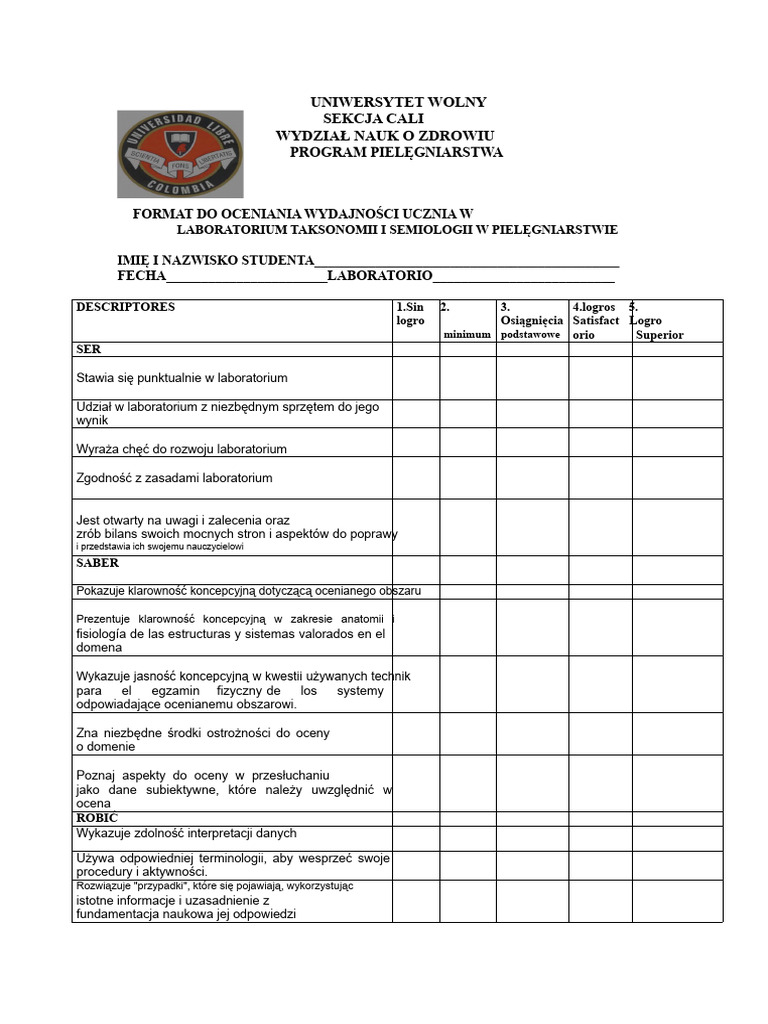 Format oceny Laboratorium Semiologia i Taksonomia Semio 2021 Wysłane ...