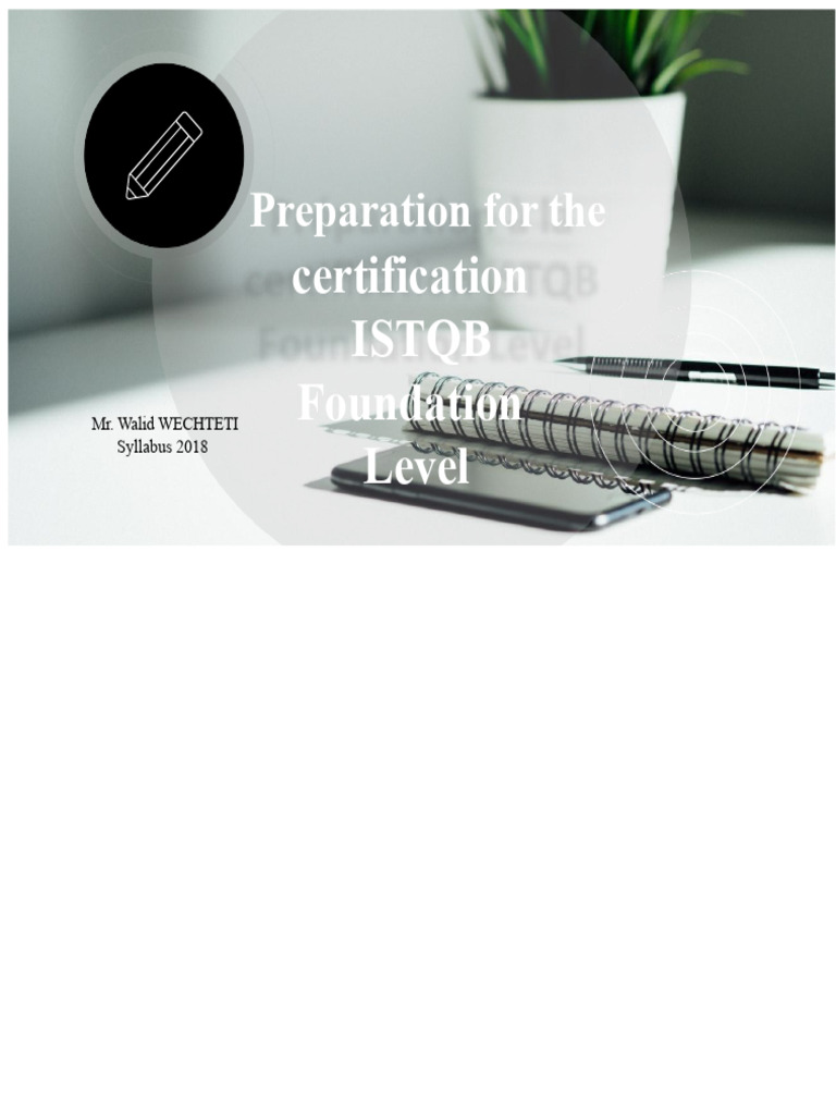 ISTQB Presentation Chapters 1 & 2 | PDF | Software Development Process ...