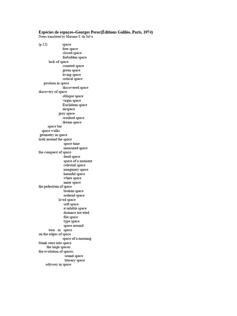 Exploring Different Types of Space | PDF | Space