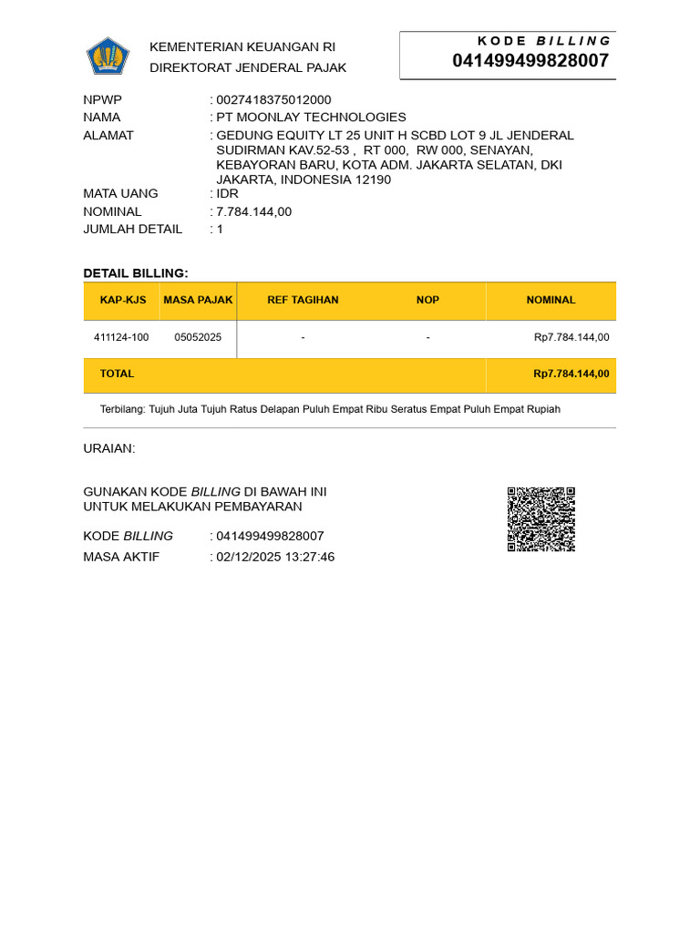 Billing Code 1764052067 | PDF