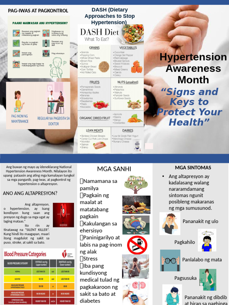 Hypertension Awareness Month Pamphlet | PDF