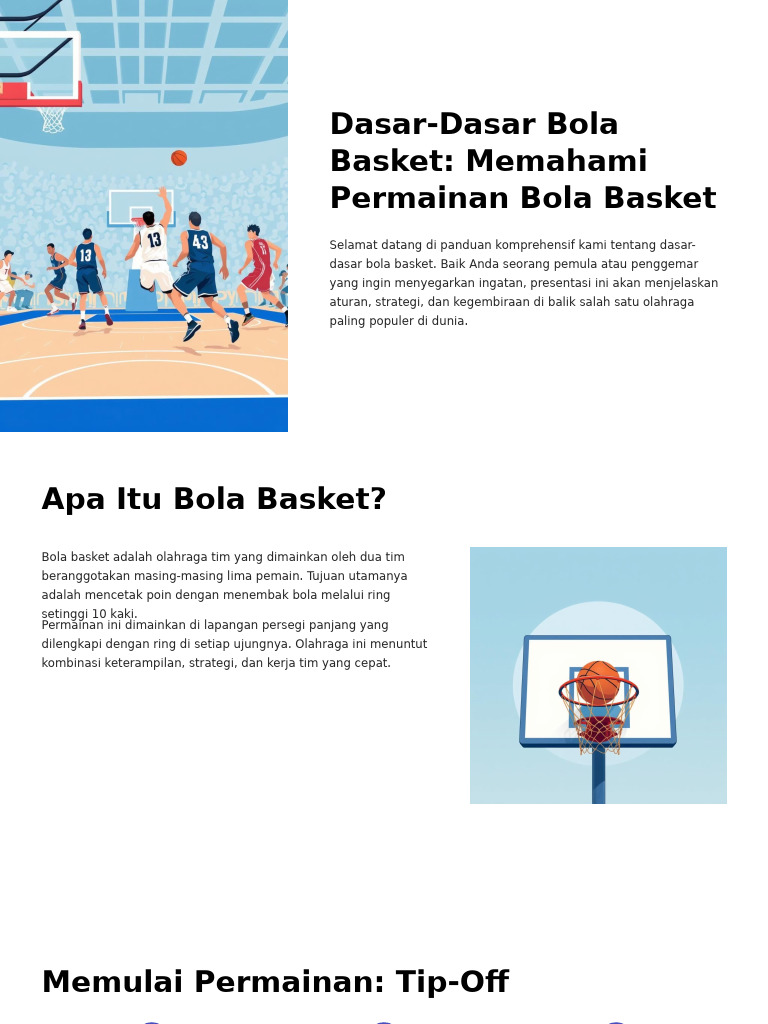 Dasar Dasar Bola Basket Memahami Permainan Bola Basket | PDF