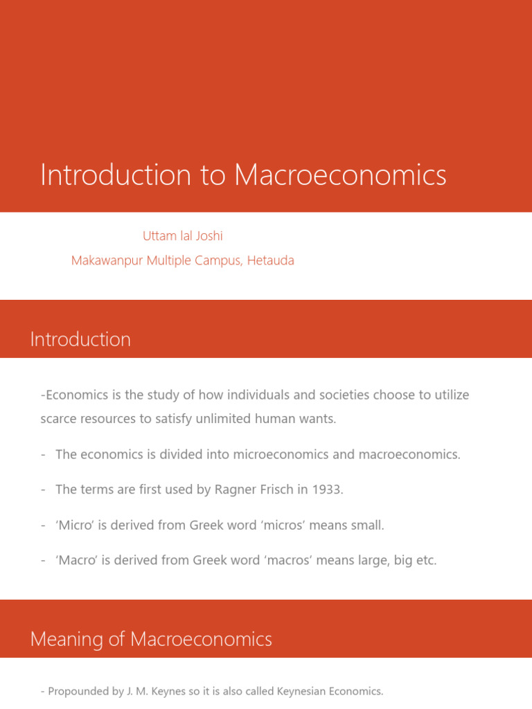 Overview of Macroeconomics Principles | PDF | Macroeconomics | Economics