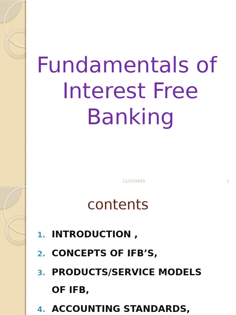 Ifb Banking | PDF | Islamic Banking And Finance | Interest
