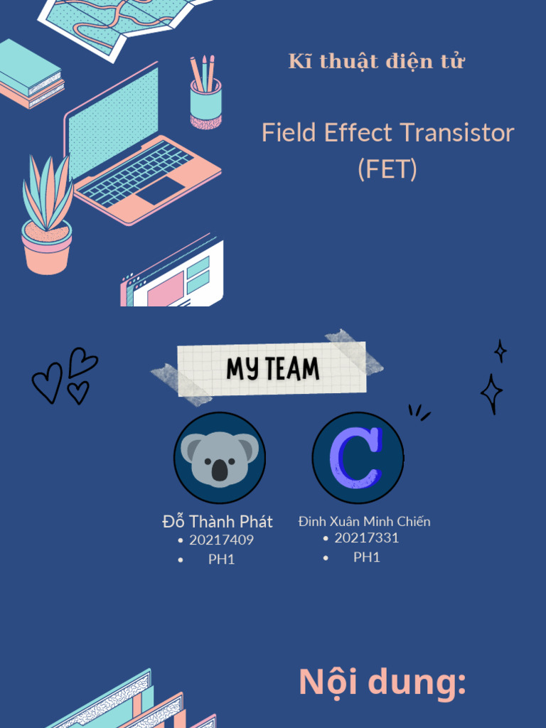 Kĩ thuật điện tử: Field Effect Transistor (FET) | PDF
