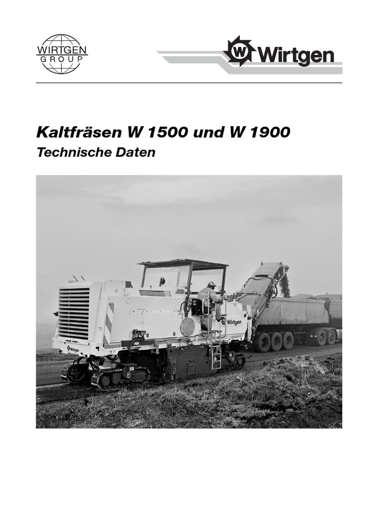 1. Ficha Tecnica Wirgen w1500 | PDF