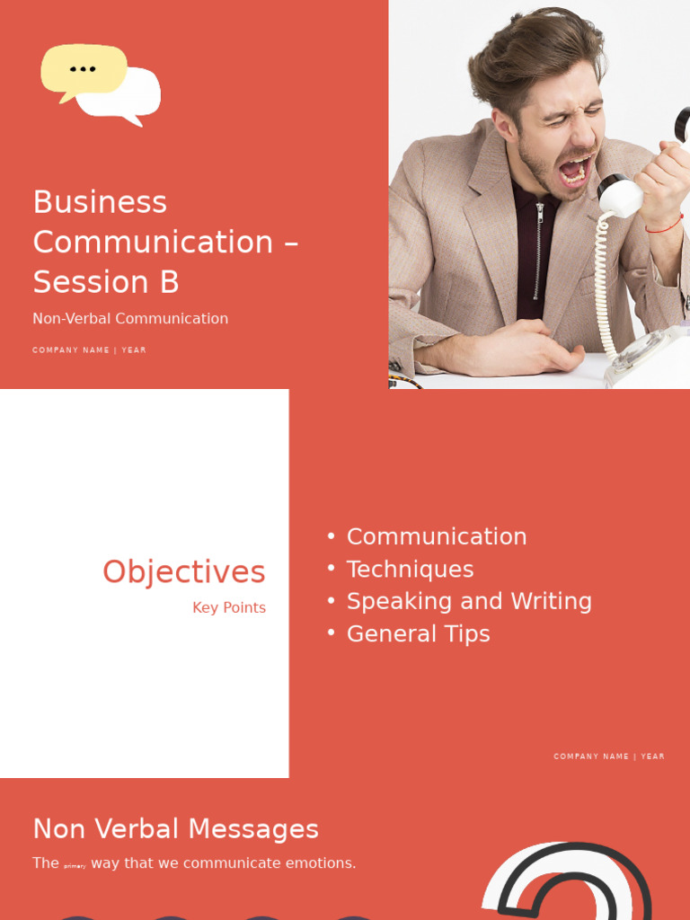 Business Communication - Session B - NEW | PDF | Communication ...