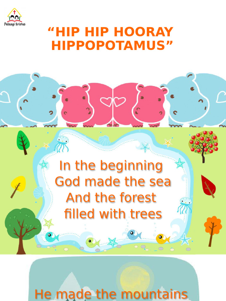 Hip Hip Hooray Hippopotamus | PDF
