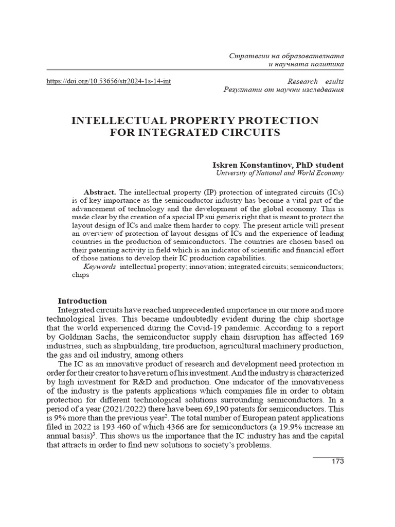 IP Protection for Integrated Circuits | PDF | Integrated Circuit ...