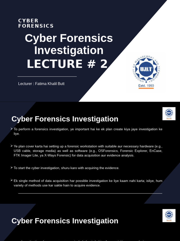 Lec#2 | PDF | Computer Forensics | Information Science