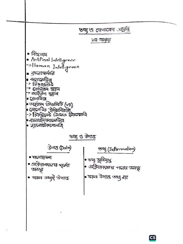 HSC - ICT - Chapter - 1 | PDF