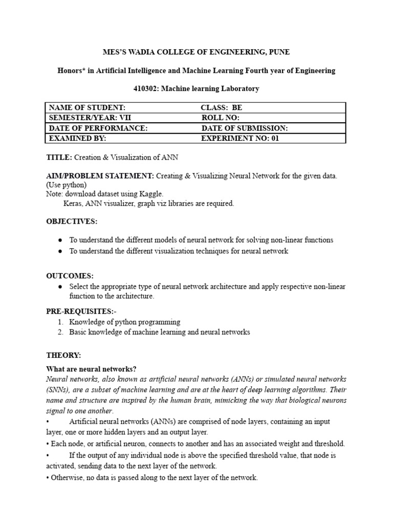 Lab Handout Assignment 1 | PDF | Machine Learning | Applied Mathematics