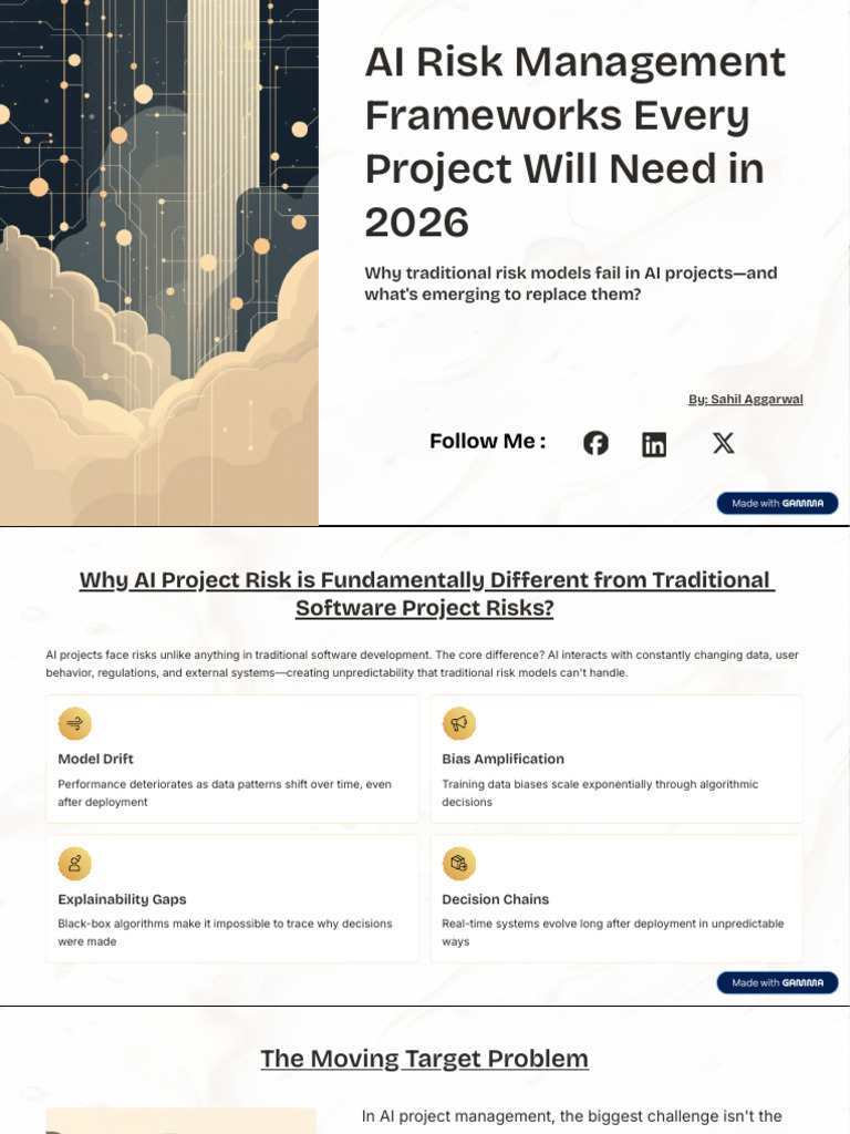 AI Risk Management Frameworks Every Project Will Need in 2026 | PDF ...