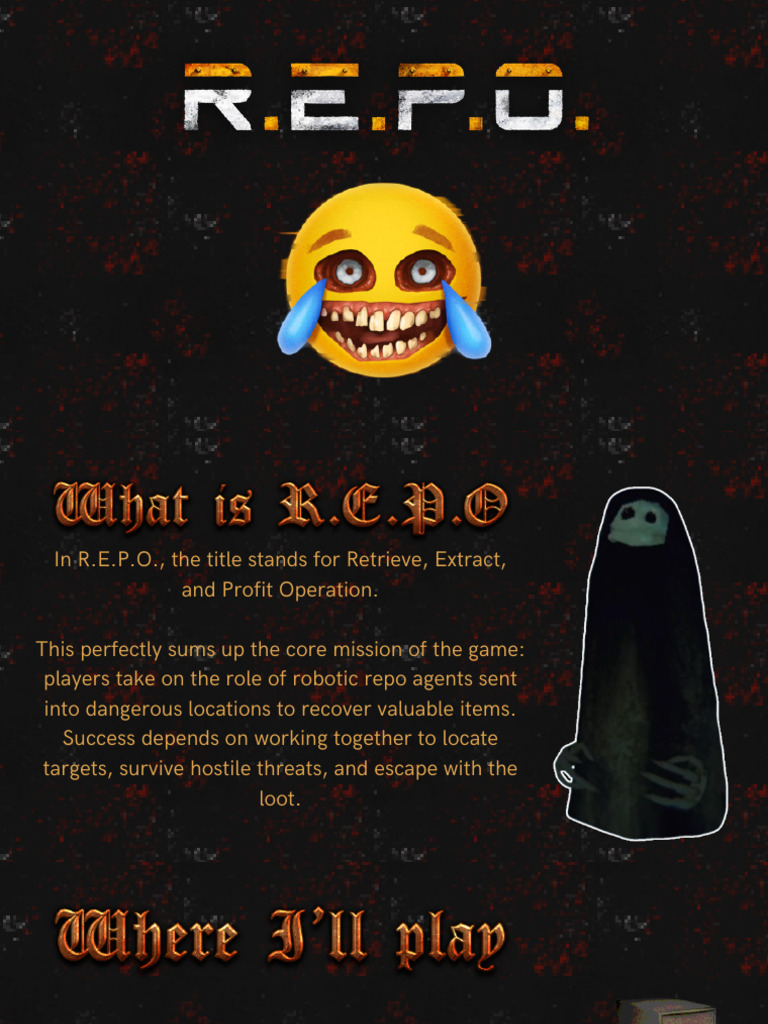 Apresentação de Jogo REPO - Inglês | PDF