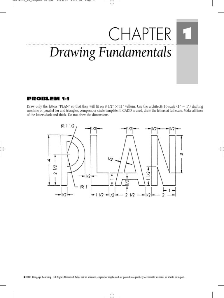 Chapter 1 | PDF | Technical Drawing | Circle