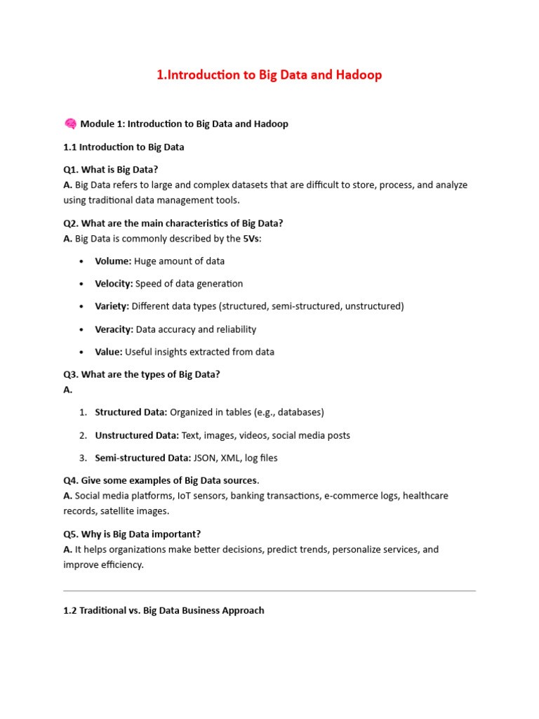 BDA_VIVA | PDF | Apache Hadoop | No Sql