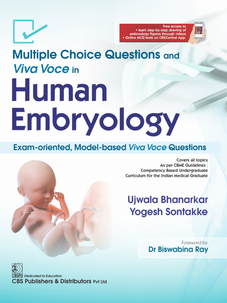 Human Embryology MCQs & Viva Voce Guide | PDF | Menstrual Cycle ...