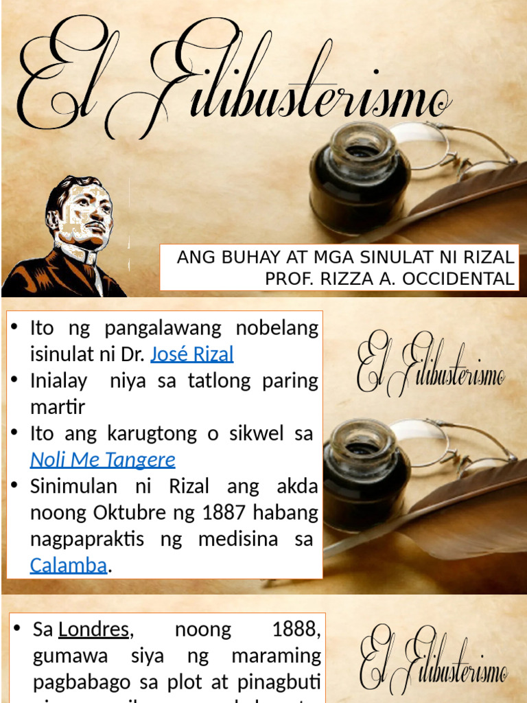 Lesson 7 El Filibusterismo New | PDF