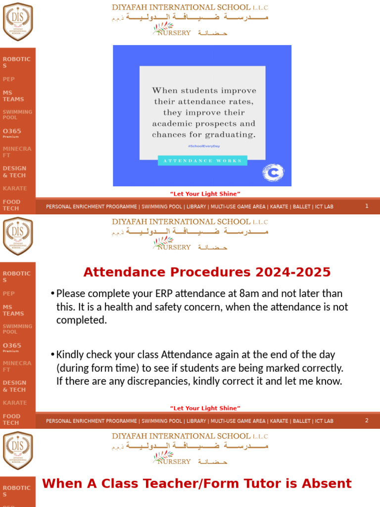 Attendance Procedures 24-25 Final | PDF