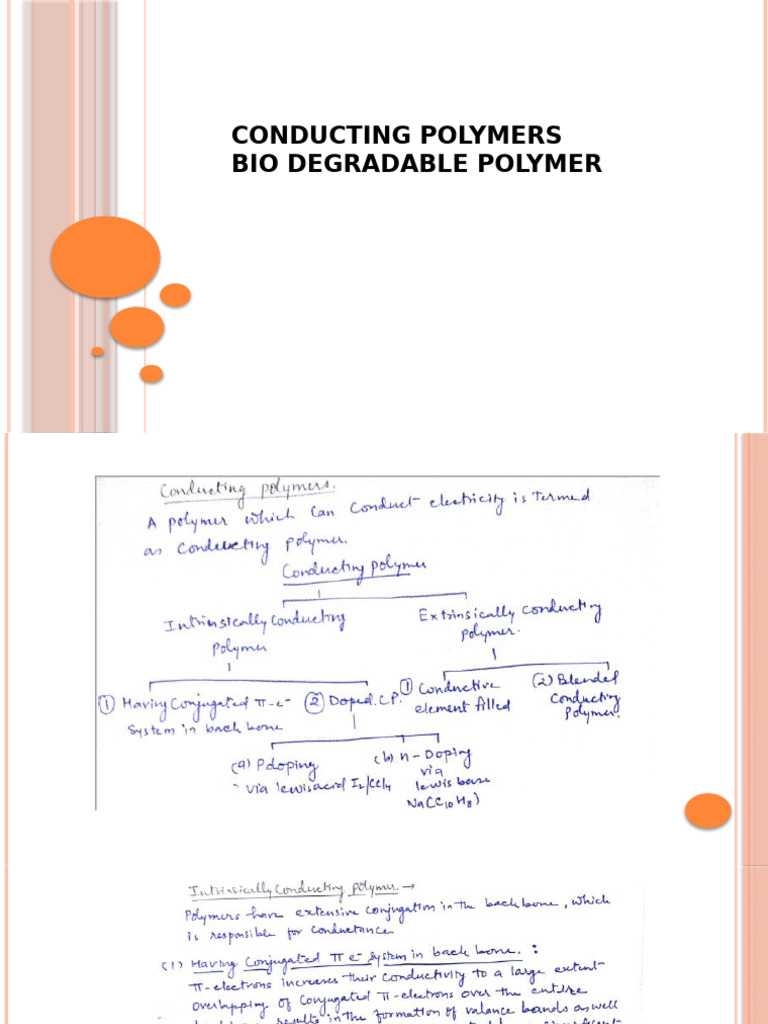 Polymer 5.3 Conducting, Biodegradable, Blend, Composite | PDF