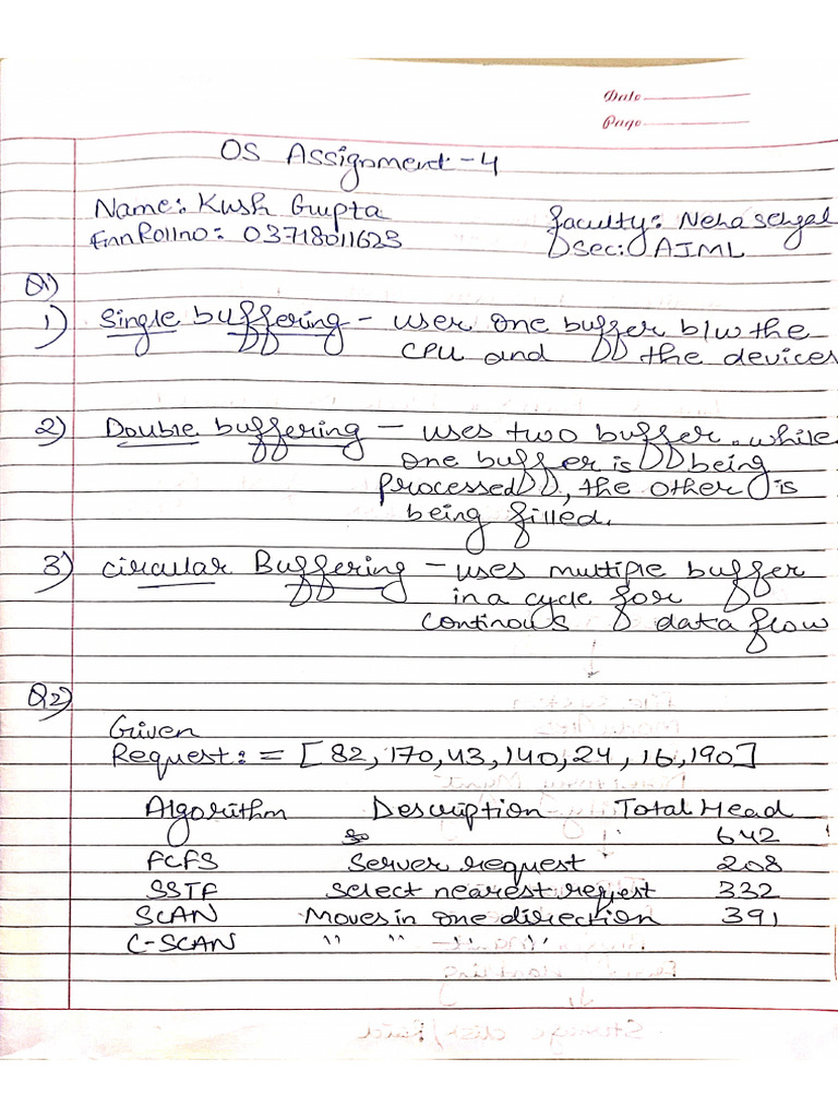 Os Assignment 4 | PDF