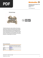 Weidmüller WDU 4 Terminal Block Data Sheet | PDF | Electrical Connector ...