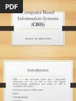 Overview of Computer-Based Information Systems | PDF | Information ...