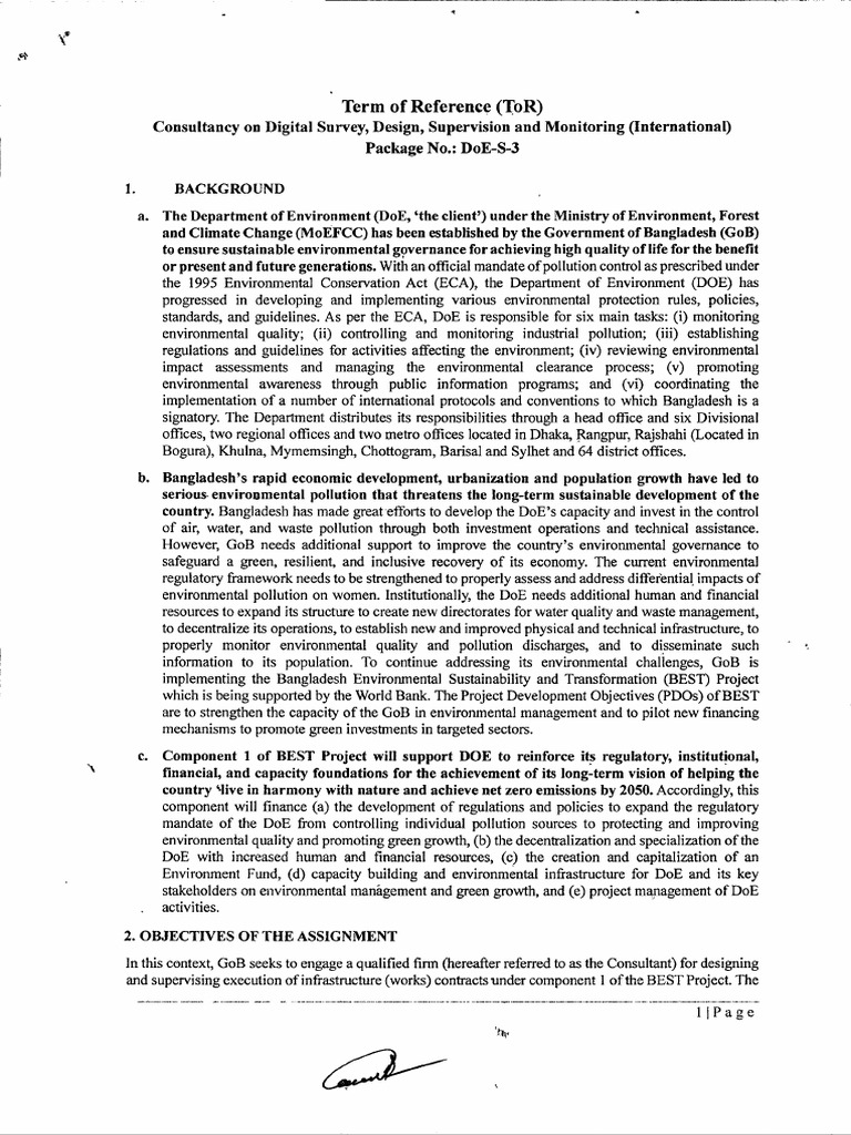 ToR BEST | PDF