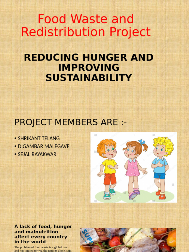 Food Waste Redistribution for Hunger Relief | PDF | Non Governmental ...