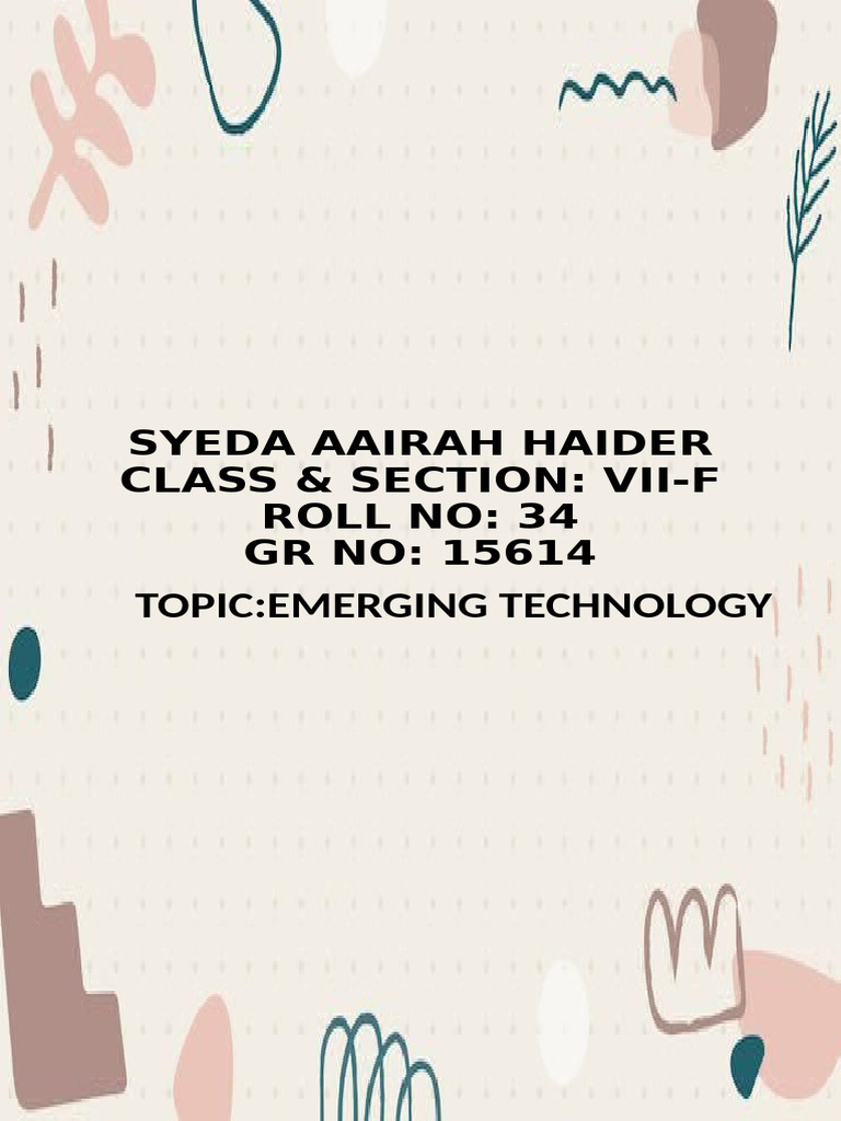 Syeda Aairah Haider-Presentation | PDF