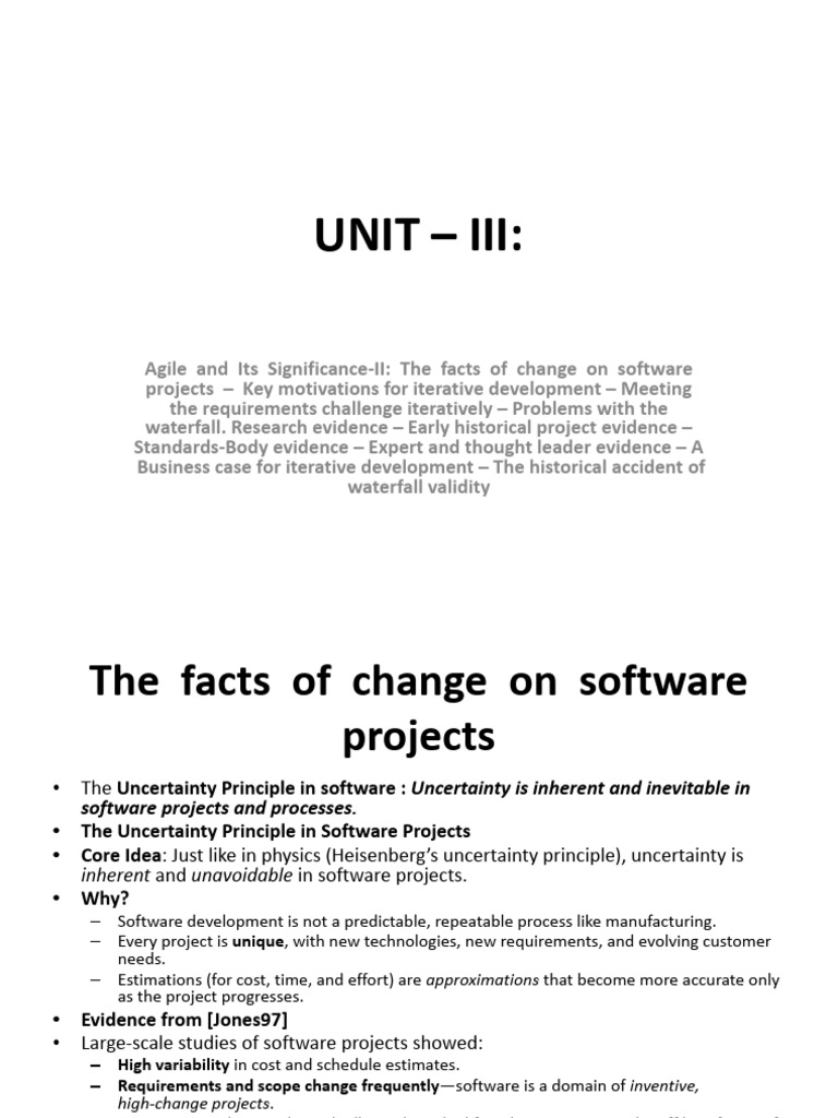 Unit 3 | PDF | Agile Software Development | Computing
