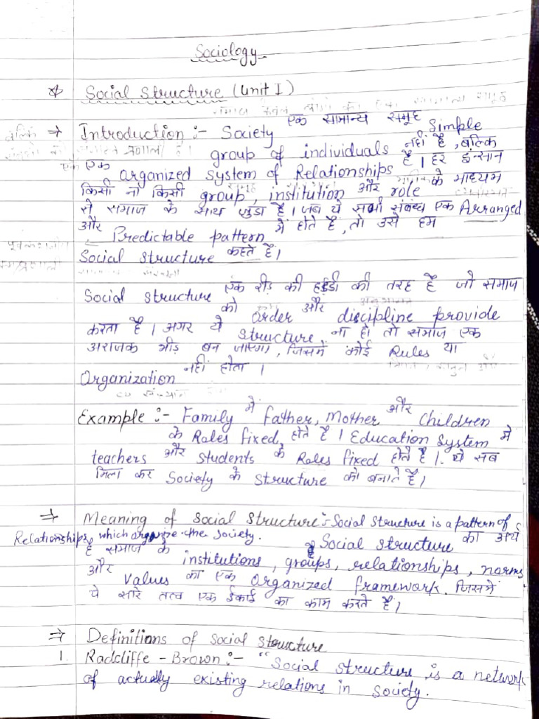 Sociology BA Notes | PDF